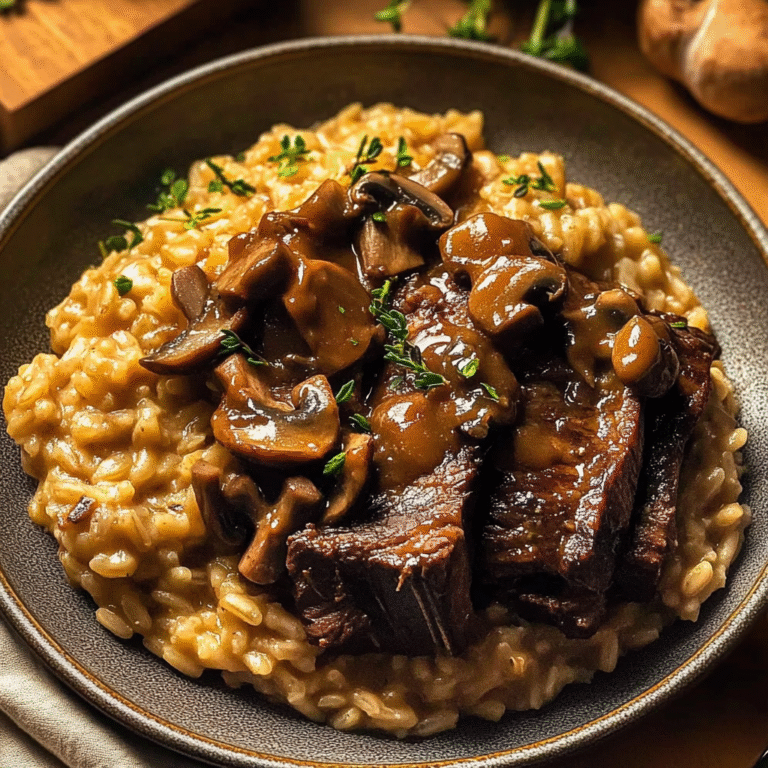 Indulge in Braised Short Rib Risotto with Mushrooms - Myincrediblerecipe